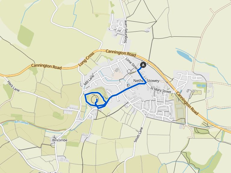 Nether Stowey & Stowey Castle loop — Quantock Hills Vous commencez au ...